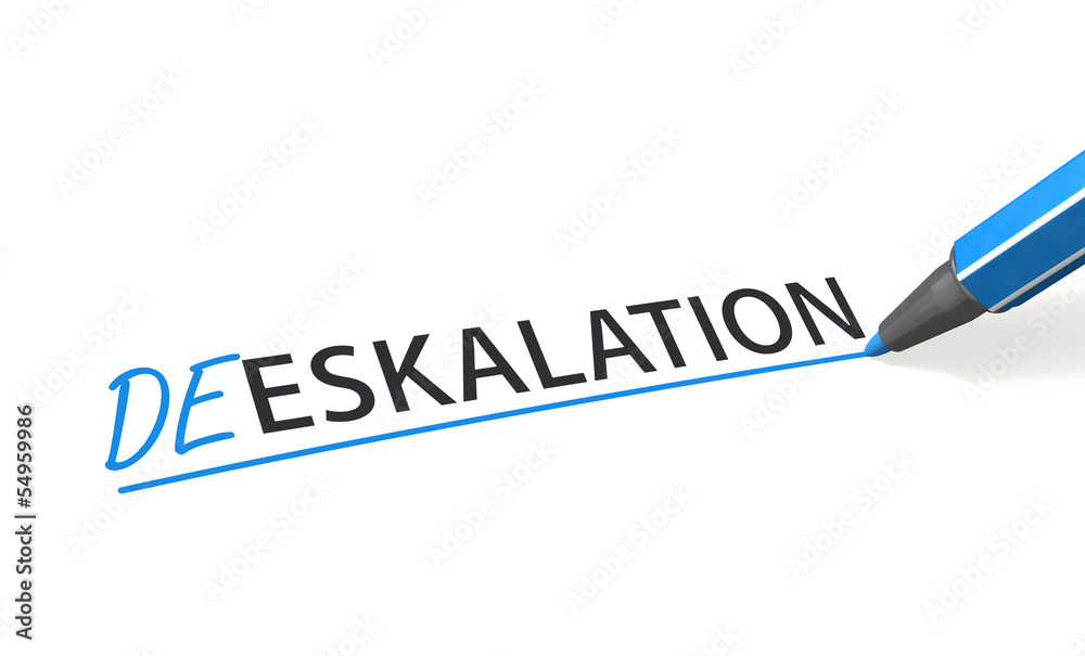 Deeskalation Stock-Illustration | Adobe Stock