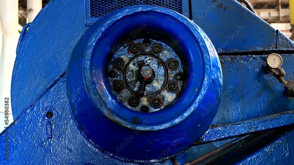 Drawworks Cathead Rotating - Equipment for Oil Drilling Rig Stock ビデオ ...