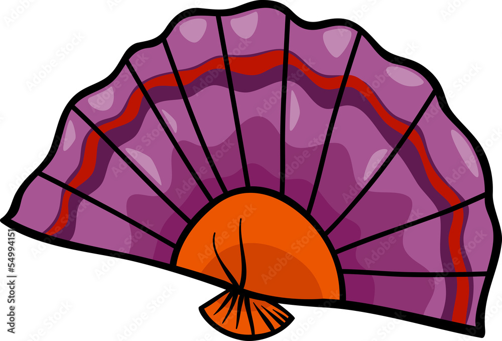 fan clip art cartoon illustration Stock Vector | Adobe Stock