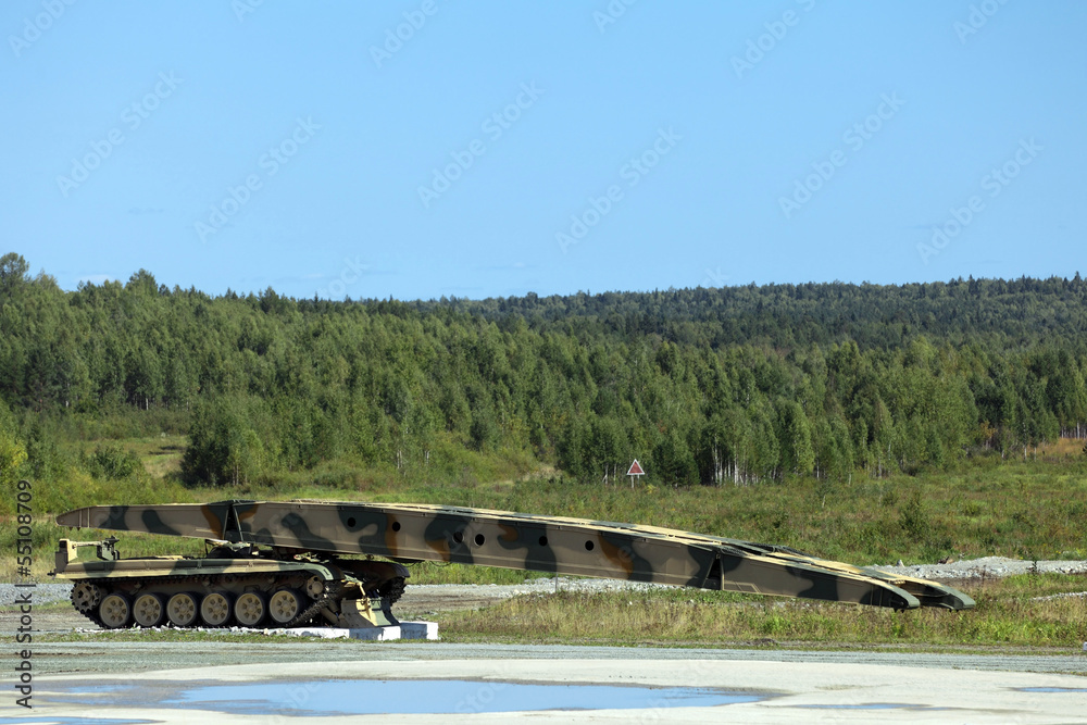 Armoured vehicle-launched bridge (AVLB) Stock Photo | Adobe Stock
