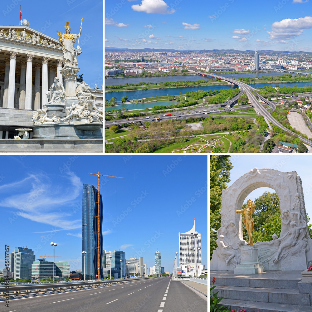 collage wien Stock-Foto | Adobe Stock