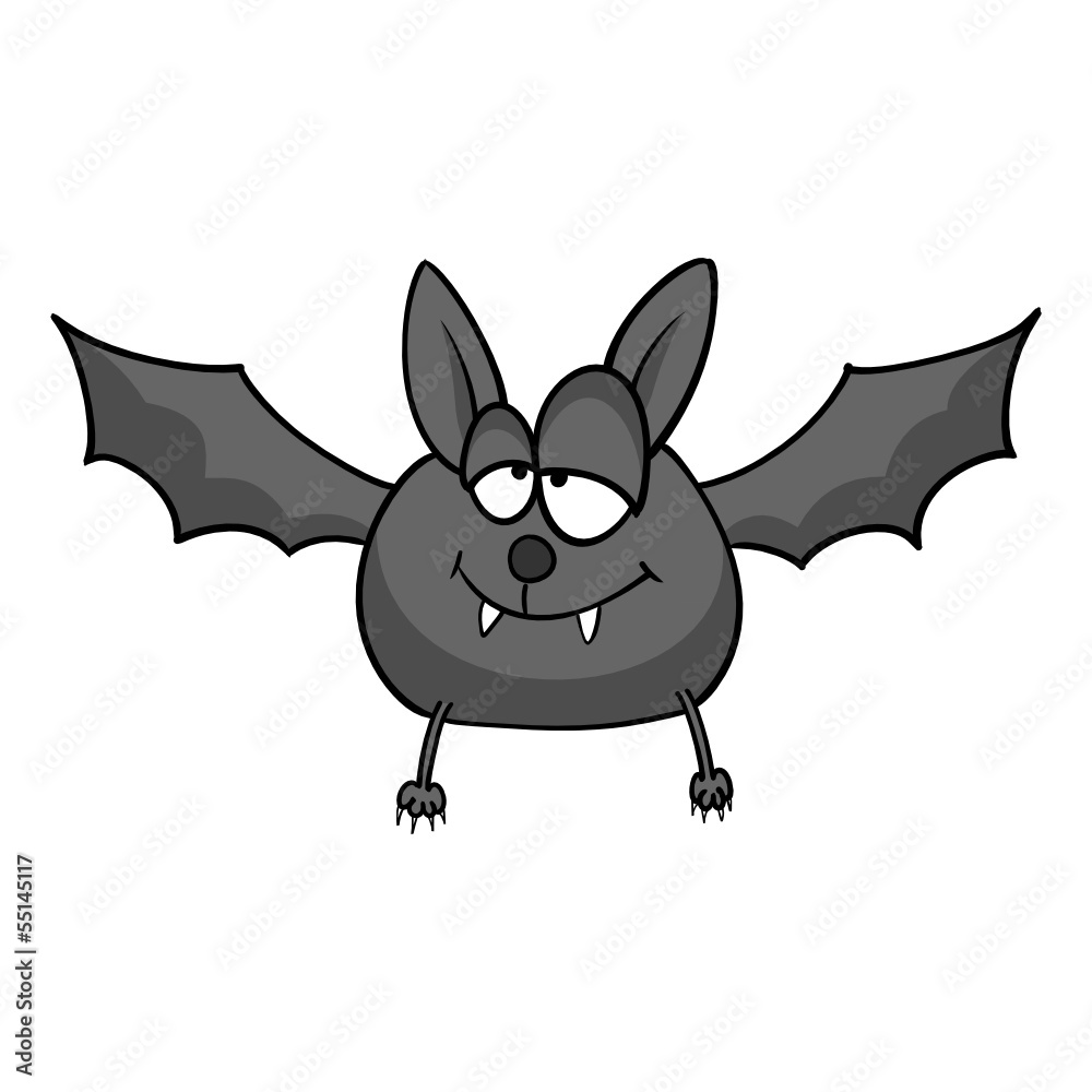 comic fledermaus VI Stock-Vektorgrafik | Adobe Stock