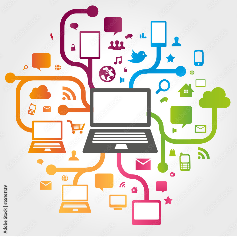 internet Stock Vector | Adobe Stock