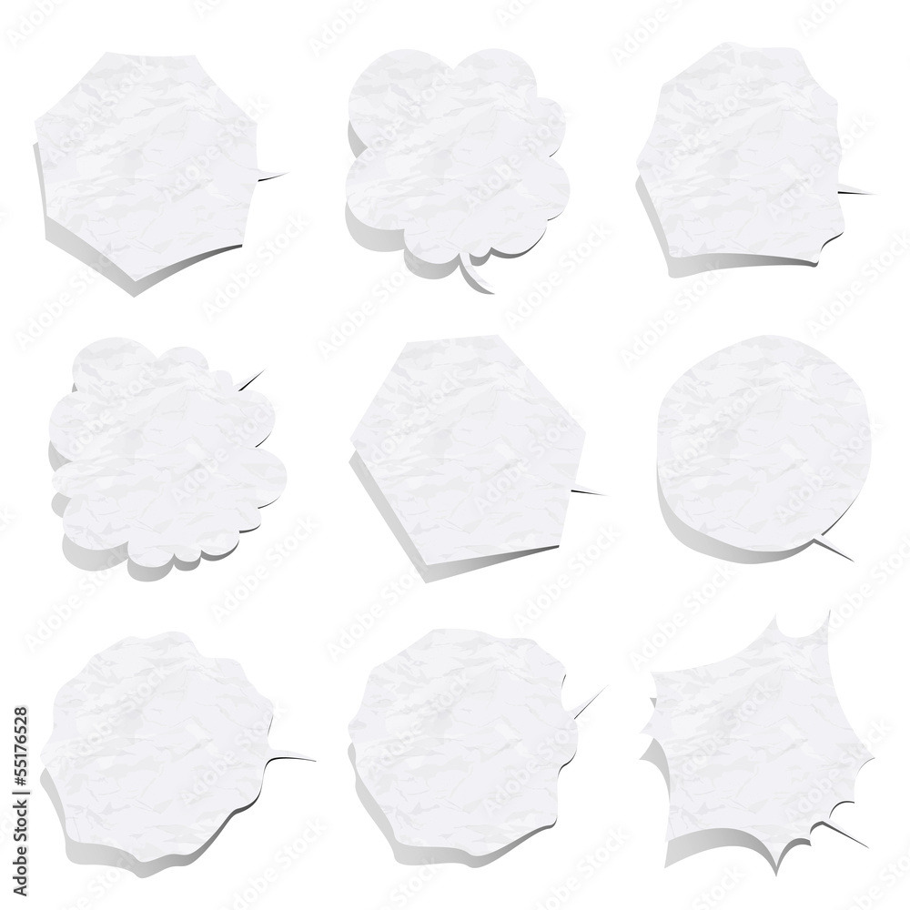 paper bubble Stock 벡터 | Adobe Stock