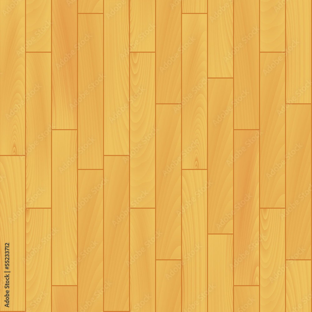 Light yellow wooden floor realistic seamless background, vector Stock ...