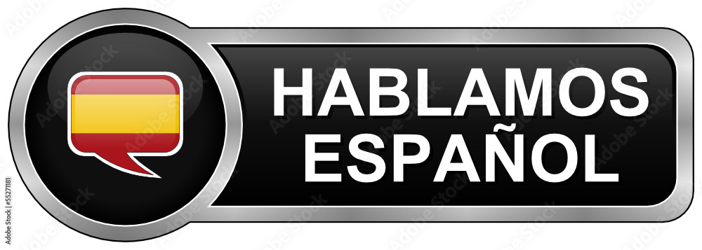 Hablamos Español Stock Vector | Adobe Stock