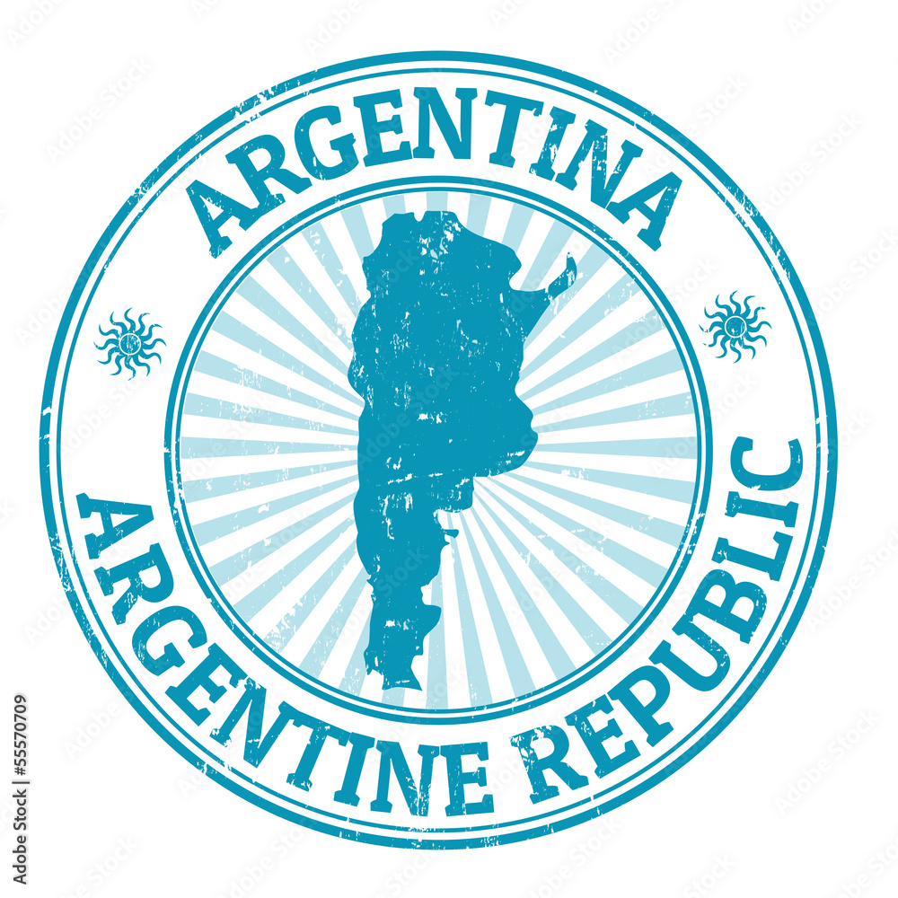 Argentina stamp Stock Vector | Adobe Stock