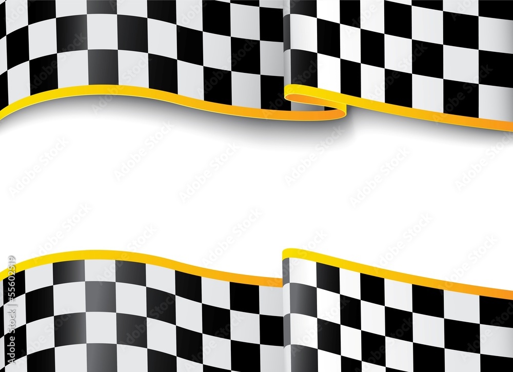 Race background. Checkered black and white Stock Vector | Adobe Stock