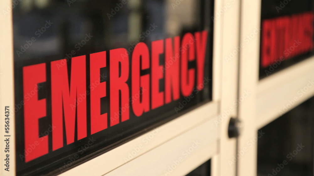 Emergency Doors Closing - Angle 2 Stock Video | Adobe Stock