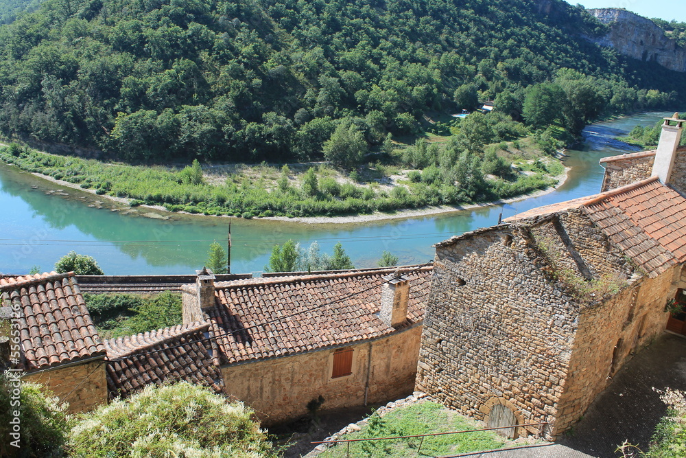le tarne vu de Peyre Stock Photo | Adobe Stock