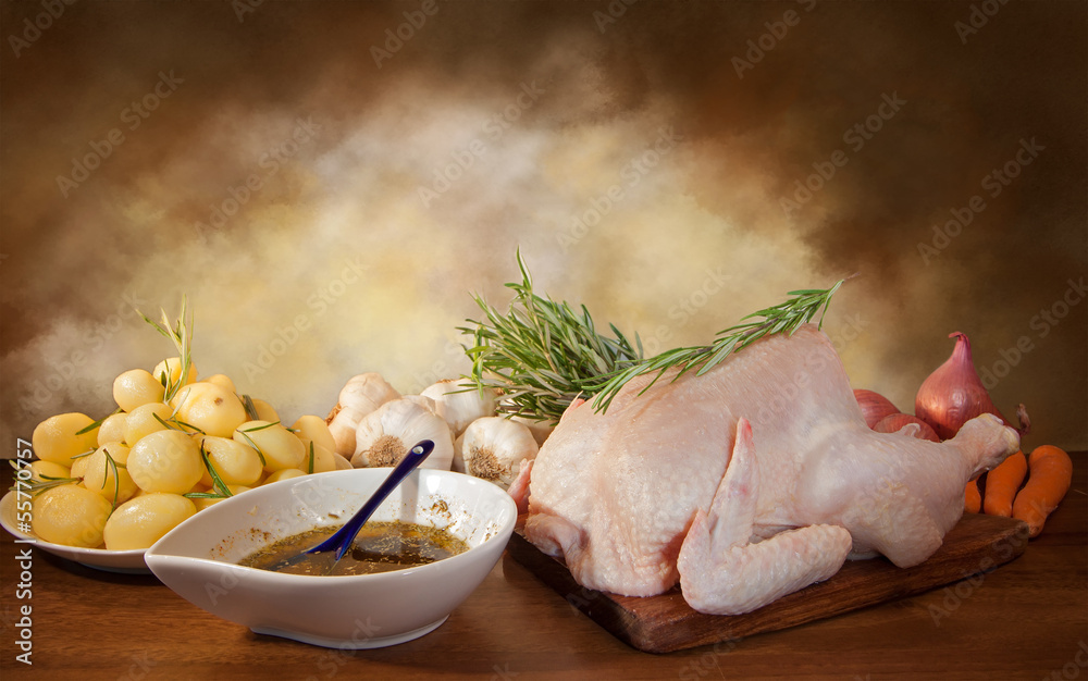 Pollo crudo Stock Photo | Adobe Stock