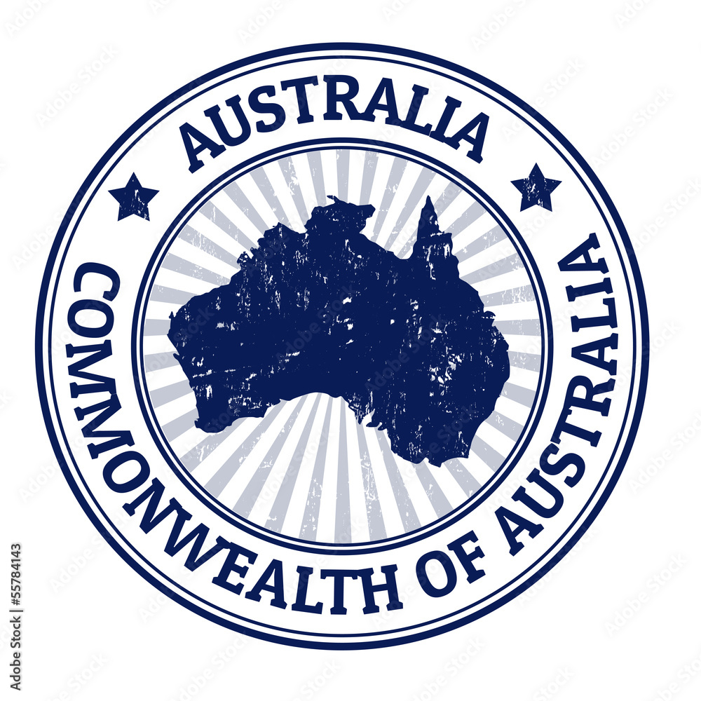 Australia stamp Stock Vector | Adobe Stock
