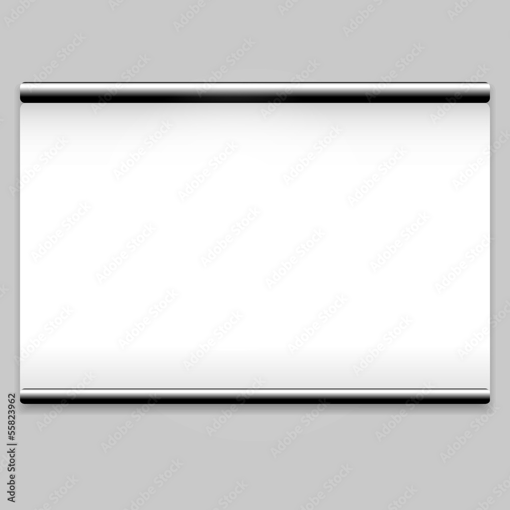 White screen projector clean background Stock Vector | Adobe Stock