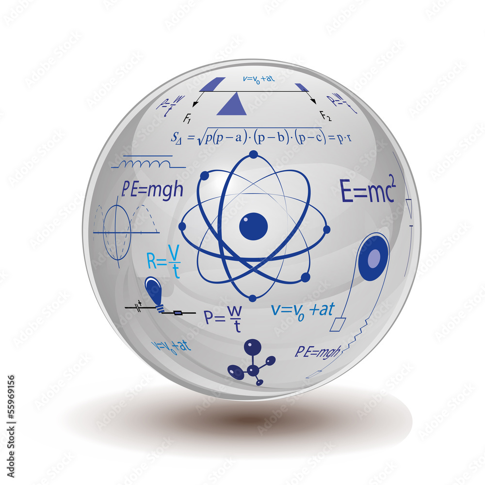 Physics Stock Vector | Adobe Stock