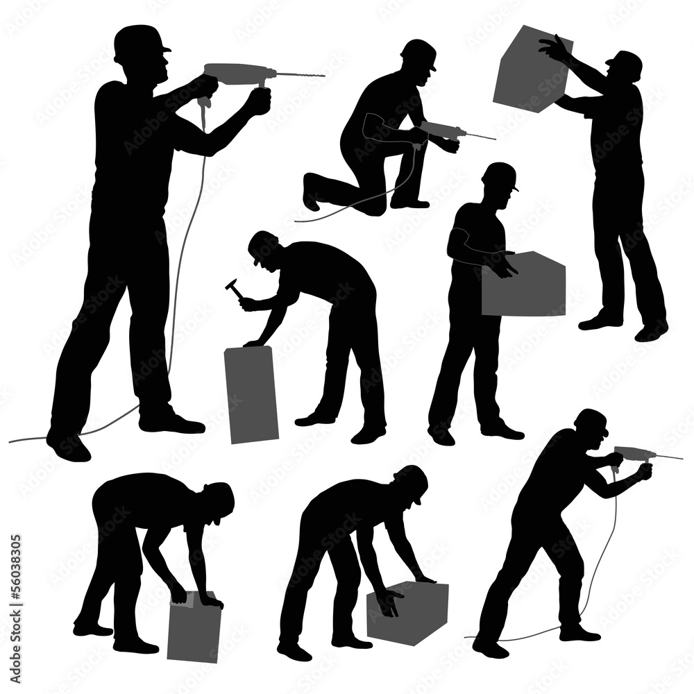 worker Stock Vector | Adobe Stock