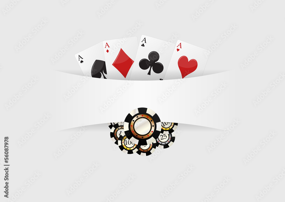 poker blank background Stock Vector | Adobe Stock