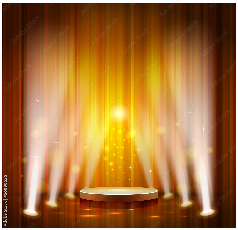 spotlight effect scene background Stock Vector | Adobe Stock