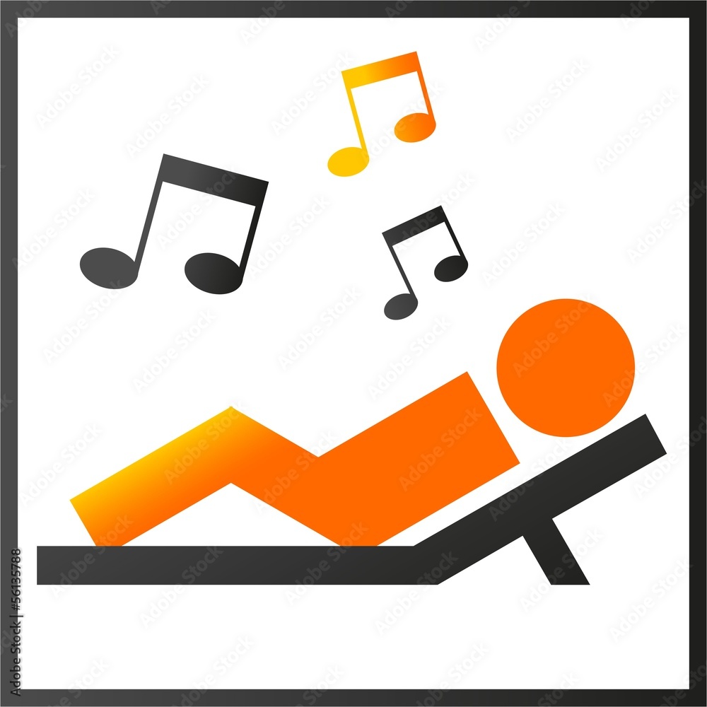 icon Ruheraum Stock-Vektorgrafik | Adobe Stock