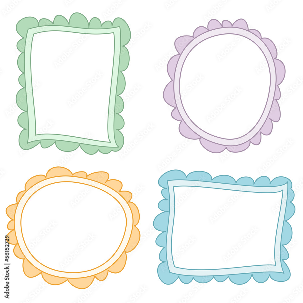 Marcos de colores Stock Vector | Adobe Stock