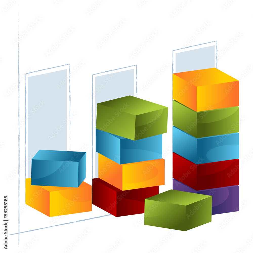 Bar Chart Stock Vector | Adobe Stock