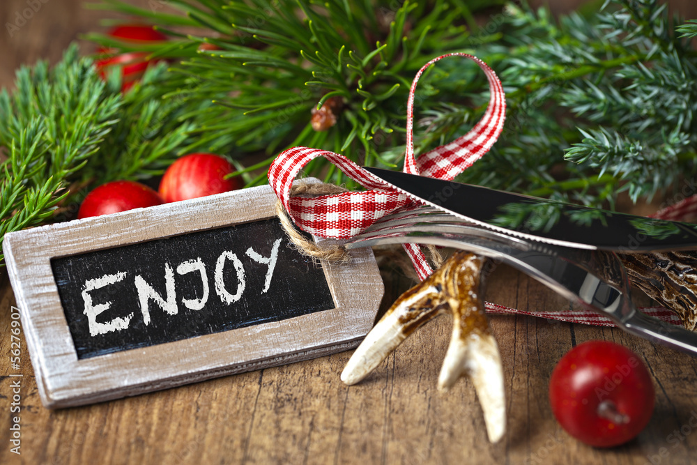 Schild mit der Aufschrift - enjoy Stock-Foto | Adobe Stock