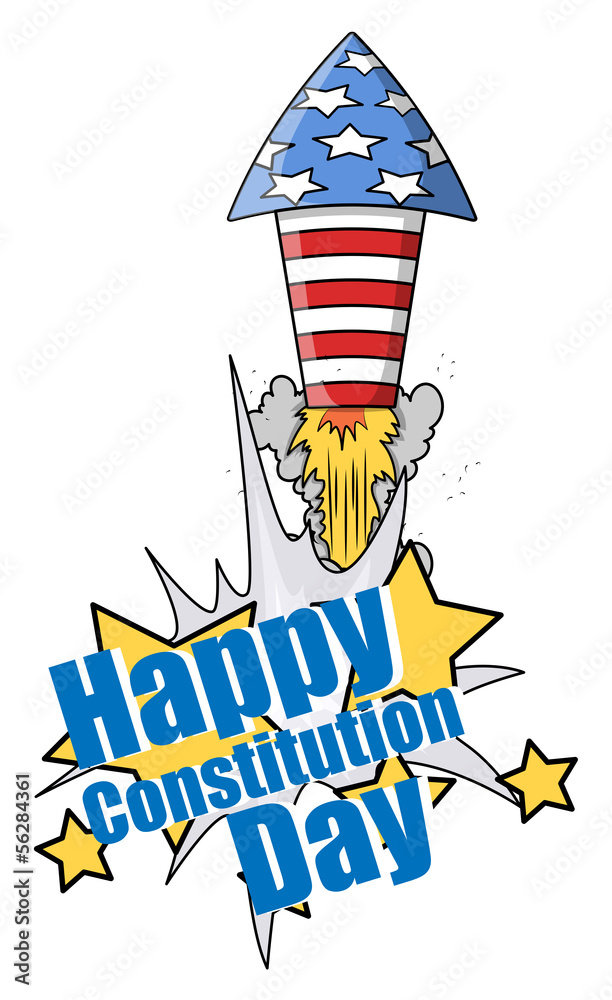 USA - Constitution Day Vector Illustration Stock Vector | Adobe Stock