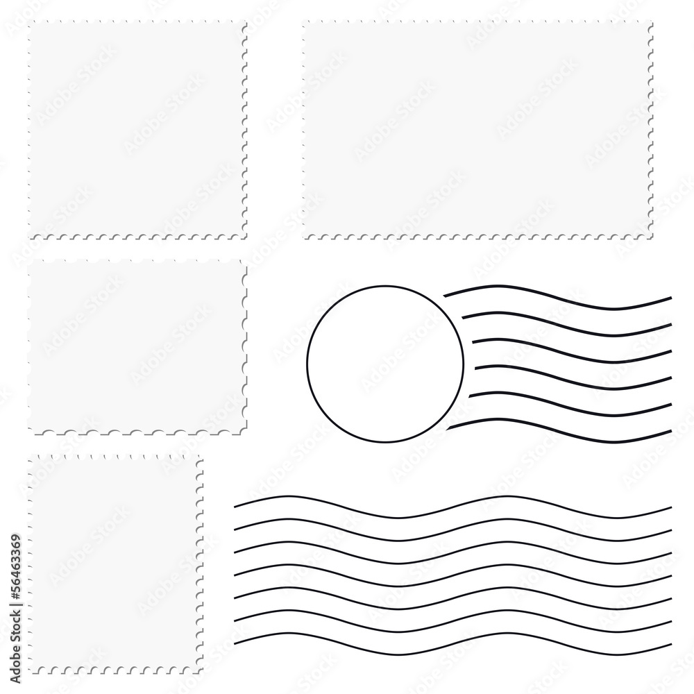 Briefmarke + Poststempel - Stock - GamesAgeddon