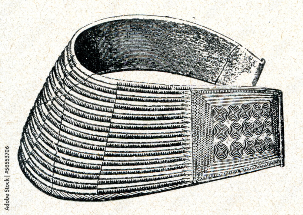 Swedish Bronze Age torc Stock Illustration | Adobe Stock