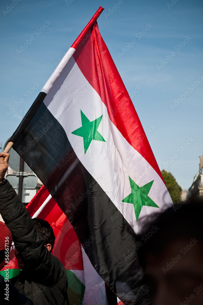 drapeau Syrien Stock Photo | Adobe Stock