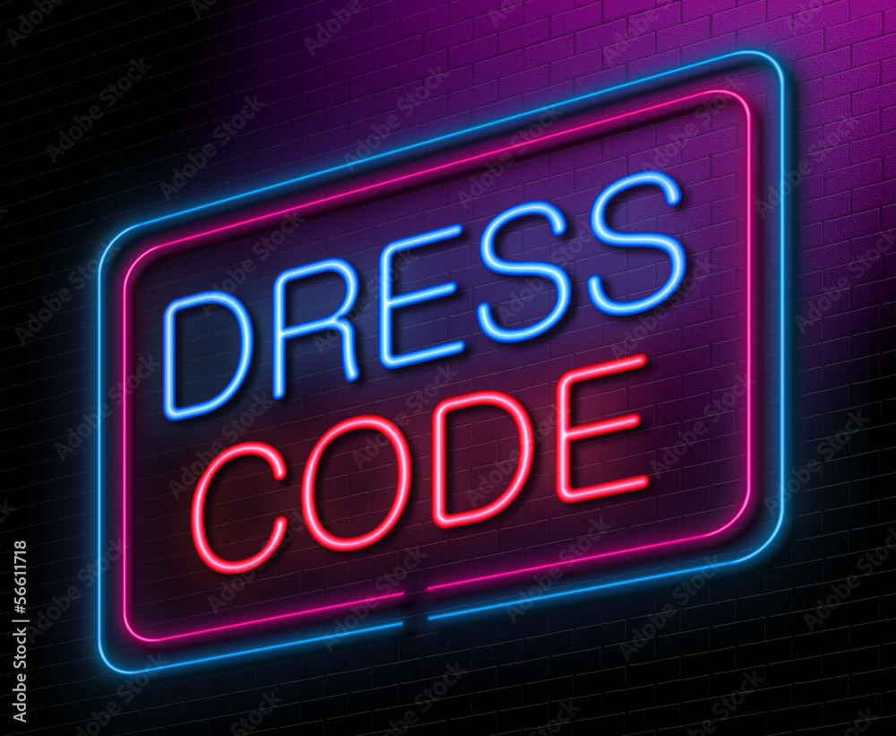 Dress code concept. Stock Illustration | Adobe Stock