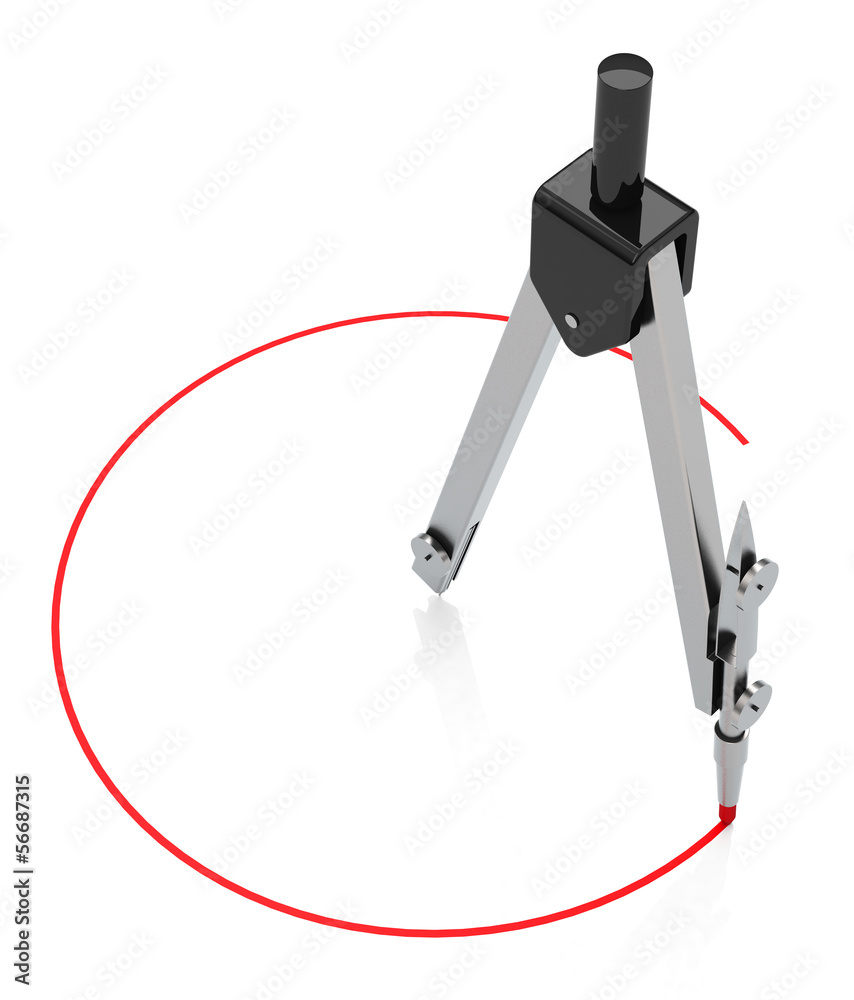 Der Zirkel Stock Illustration | Adobe Stock