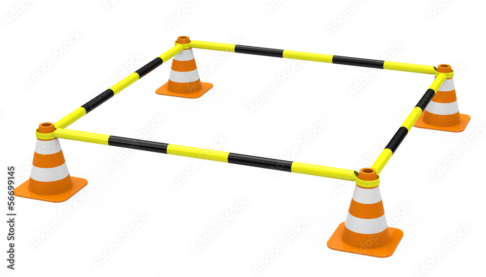 Die Absperrung Stock-Illustration | Adobe Stock