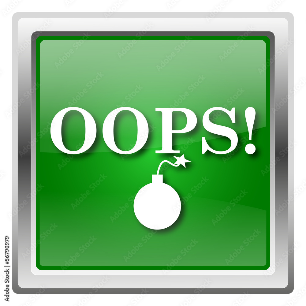 Oops icon Stock-Illustration | Adobe Stock