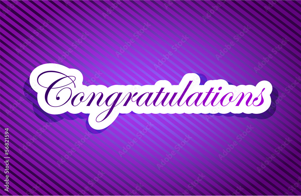 purple texture congratulations illustration Stock Illustration | Adobe ...