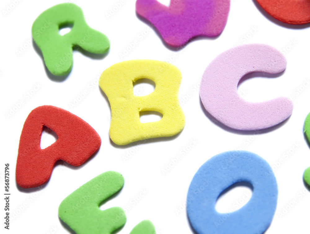 lettres mélangées alphabet Stock Photo | Adobe Stock