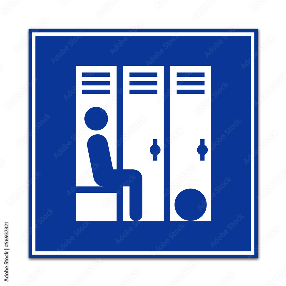 Cartel simbolo vestuario deportivo Stock Illustration | Adobe Stock