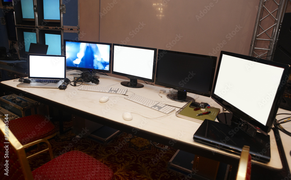 Video Editing Room Setup