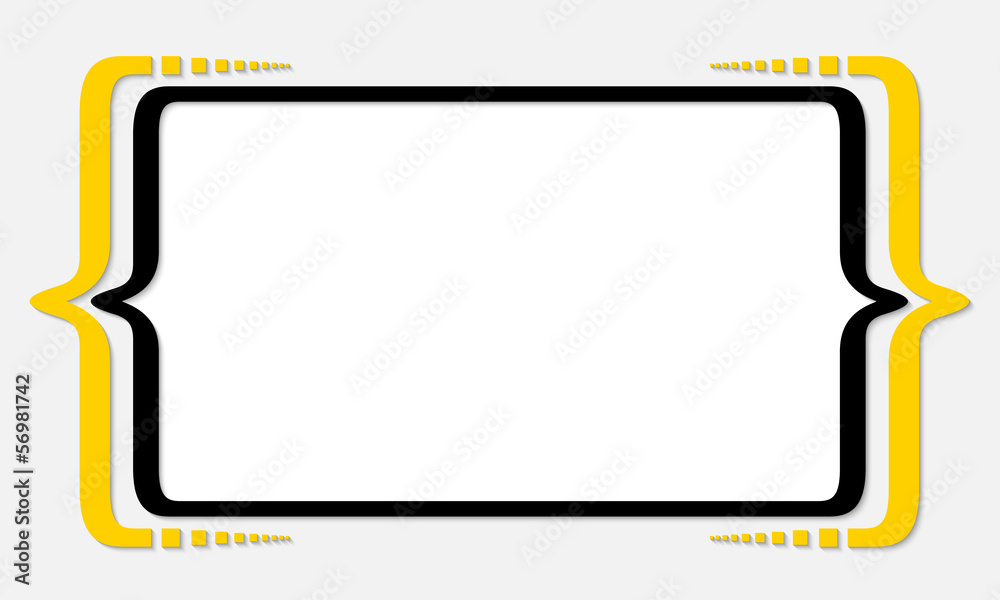text box for any text with square brackets Stock Vector | Adobe Stock