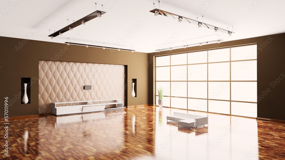 Creation of Interior of living room animation Stock Video | Adobe Stock