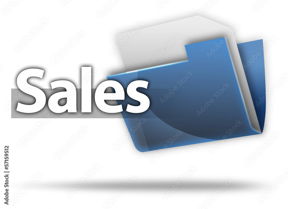 ภาพประกอบสต็อก 3D Style Folder Icon "Sales" ภาพ | Adobe Stock