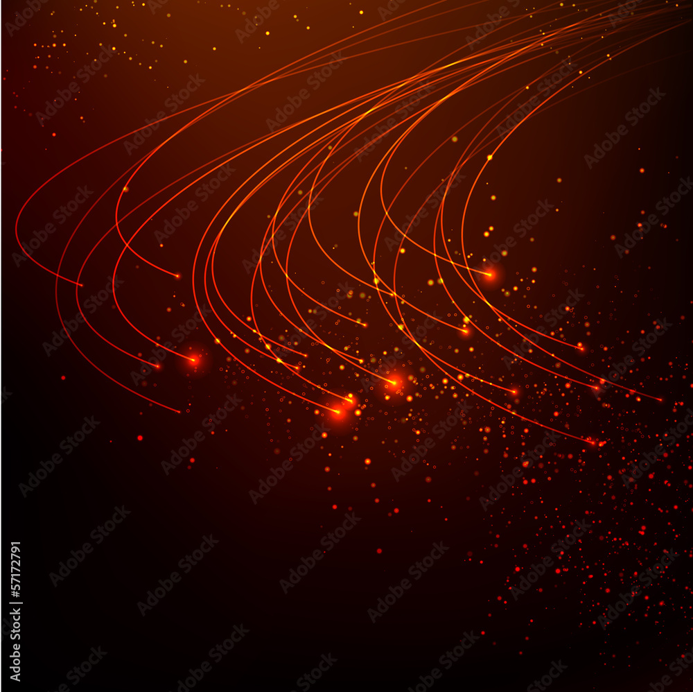 Abstract red lights background Stock Illustration | Adobe Stock