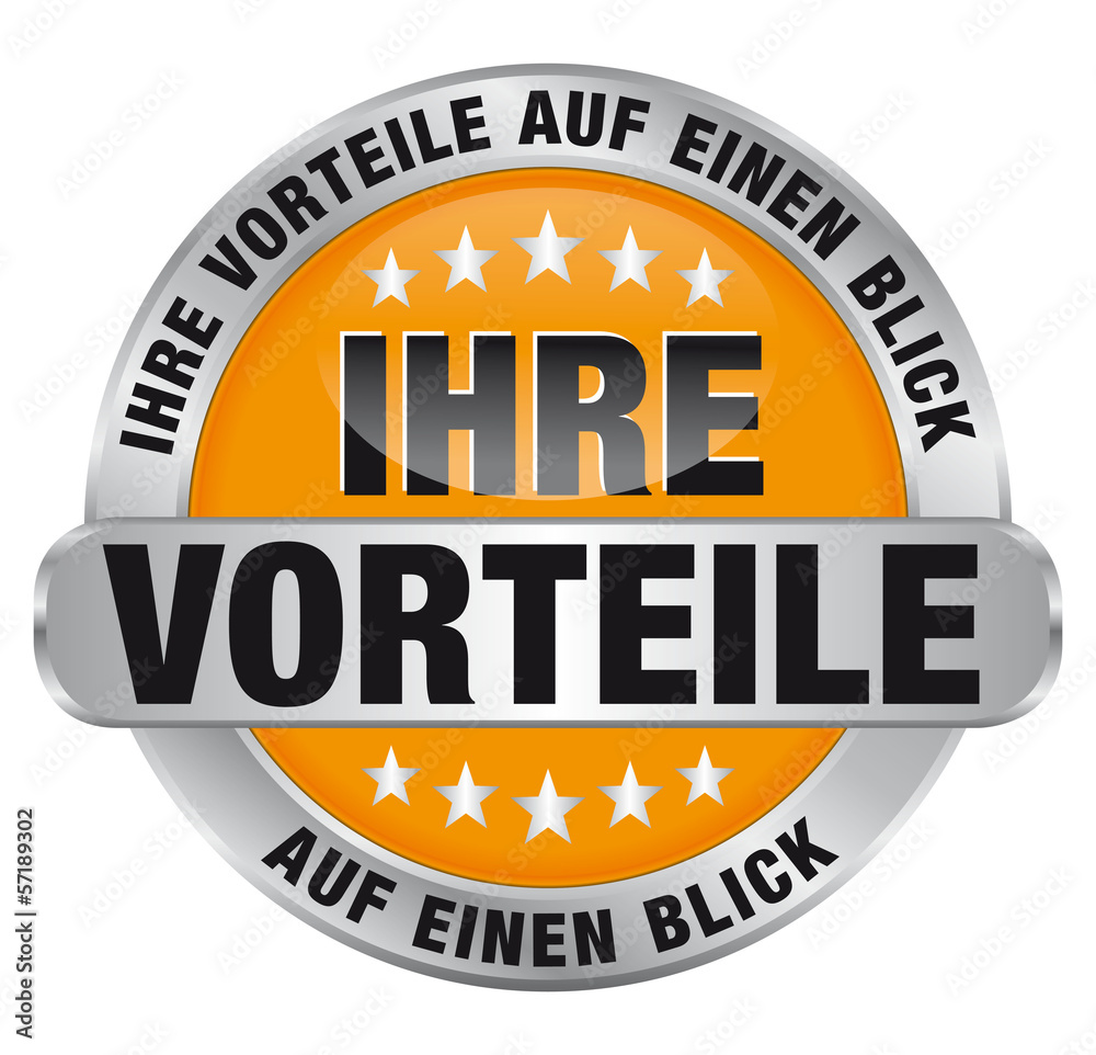 Ihre Vorteile auf einen Blick Stock Vector | Adobe Stock