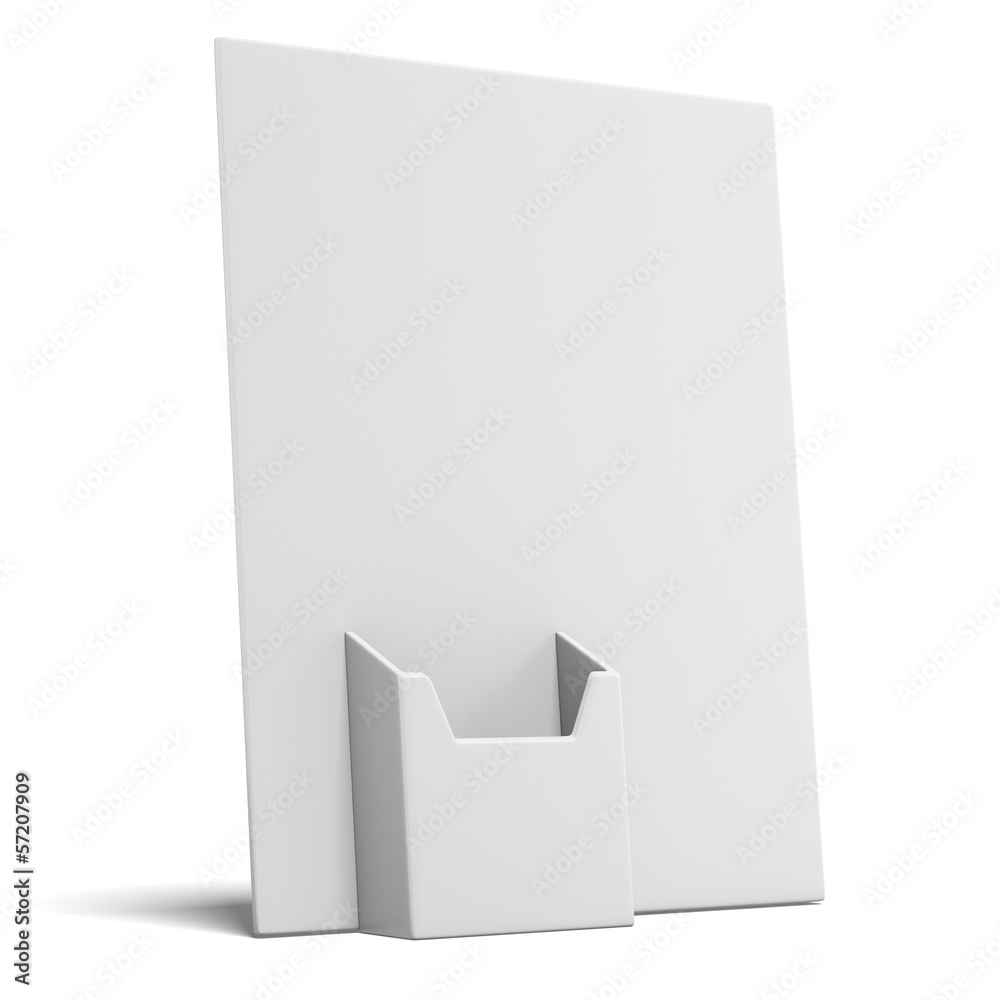 empty box holder for leaflets Stock Illustration | Adobe Stock