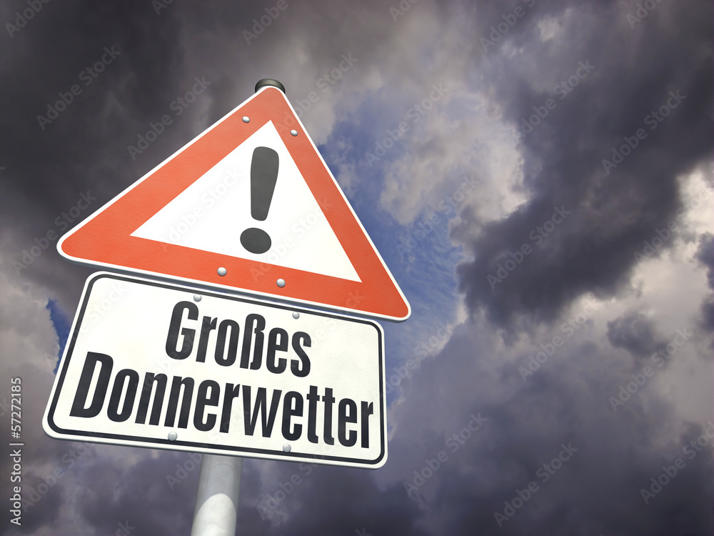 Großes Donnerwetter Stock-Foto | Adobe Stock