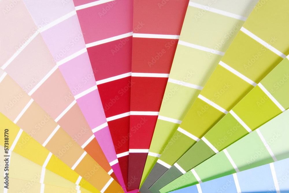 color chart guide sampler Stock Photo | Adobe Stock