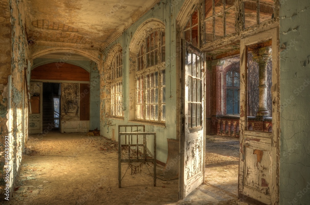 Old abandoned hospital Stock Photo | Adobe Stock
