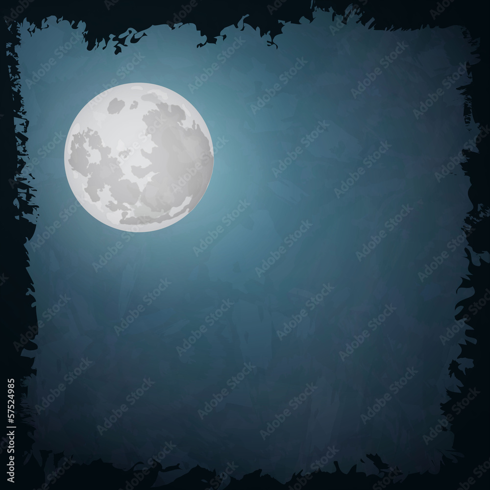 Moon background Stock Vector | Adobe Stock