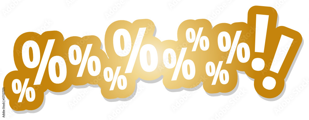 Prozente Stock-Vektorgrafik | Adobe Stock