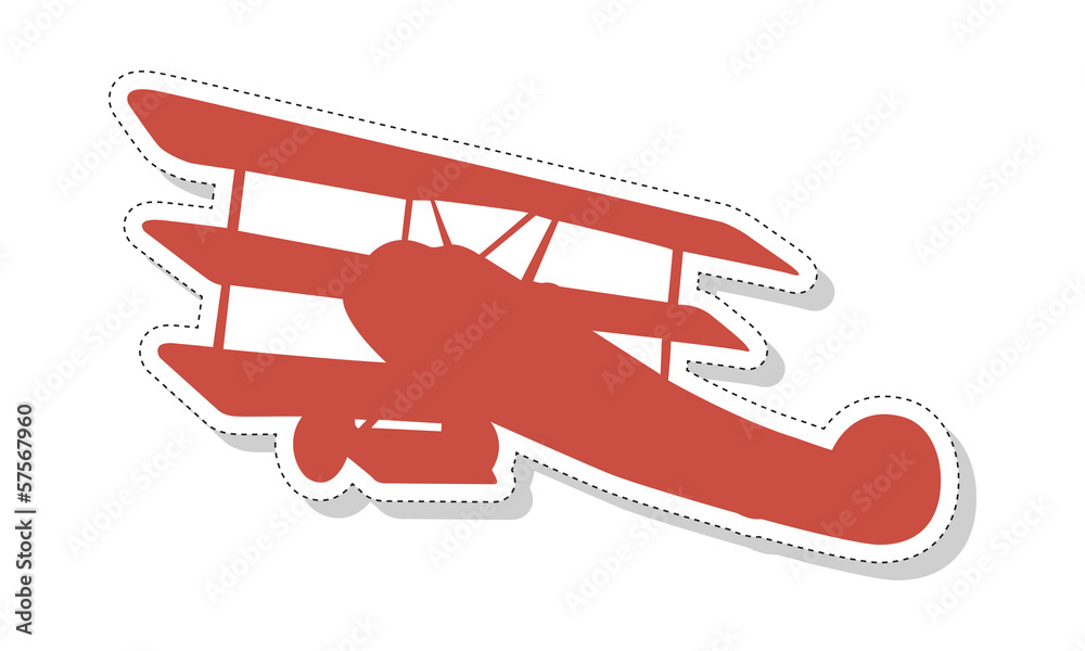 Aircraft sticker Stock Vector | Adobe Stock