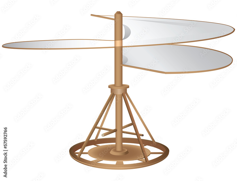 Flying machine Stock Vector | Adobe Stock